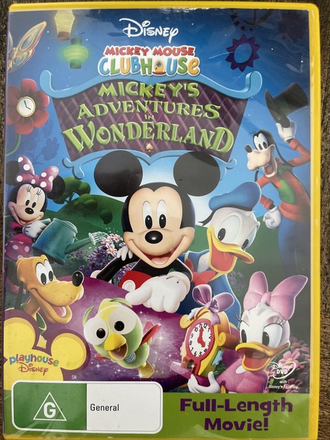 Mickey Mouse Clubhouse - Mickey's Adventures In Wonderland (DVD, 2007 ...
