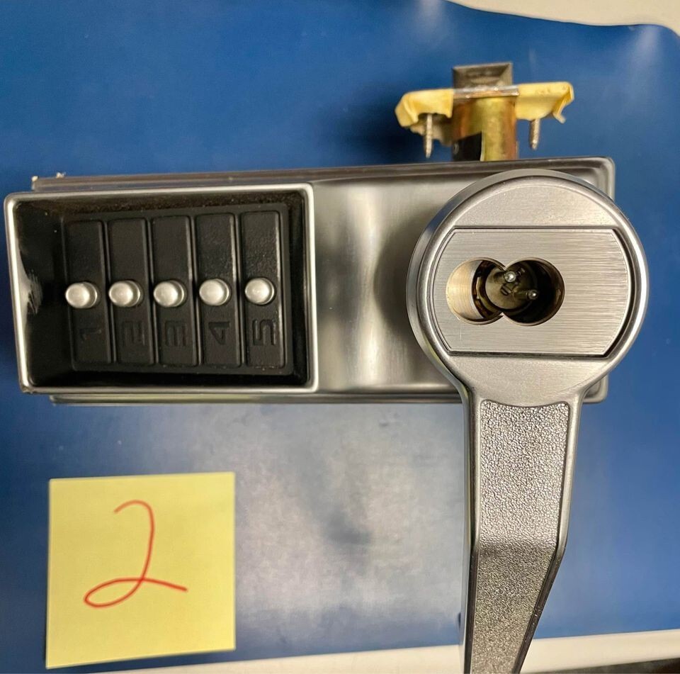 MECHANICAL PUSH BUTTON CIPHER LOCK USED #TWO | eBay