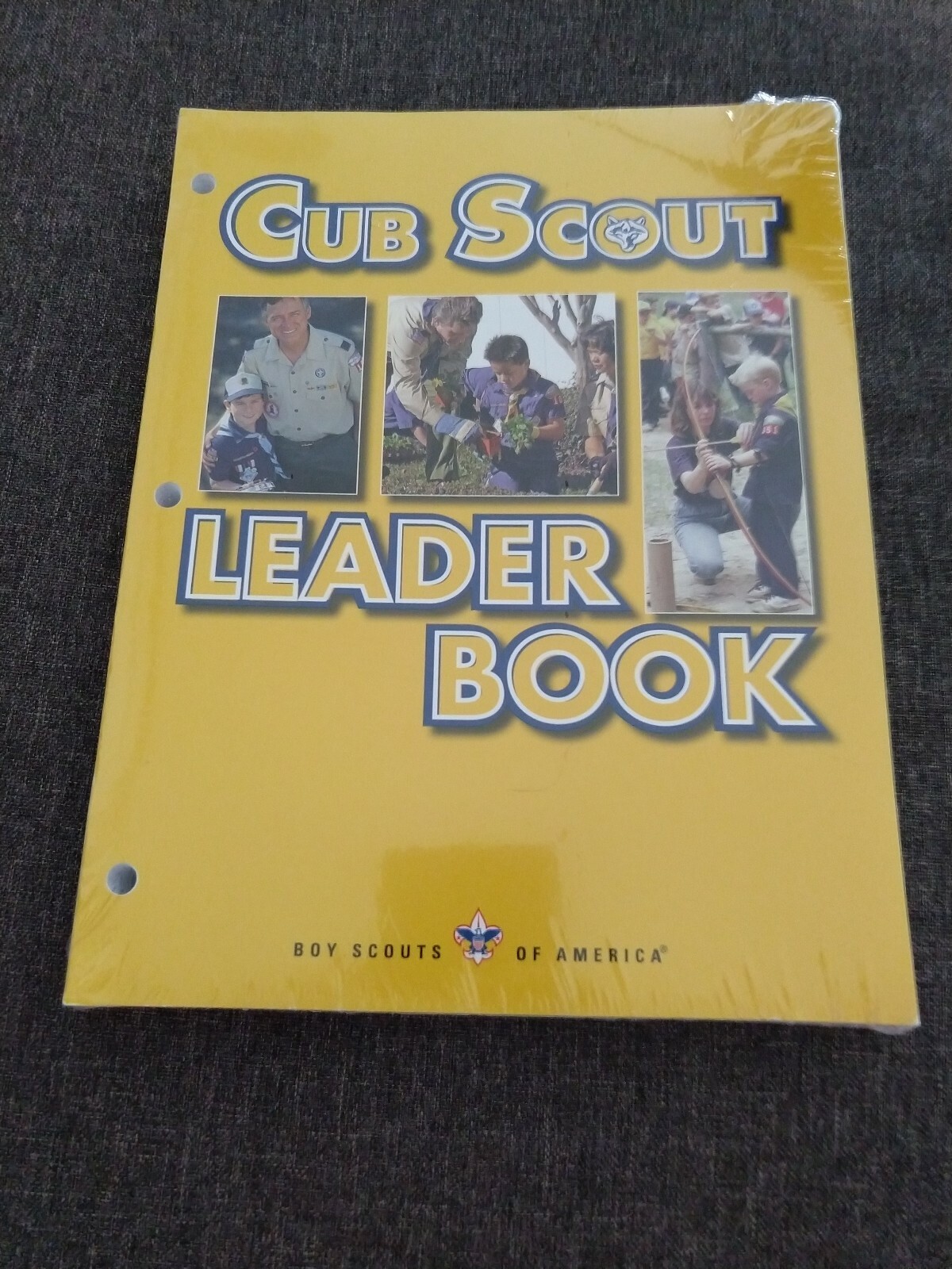 Original BOY SCOUTS of America Cub Scout Leader Book Unbound NEW SEALED ...