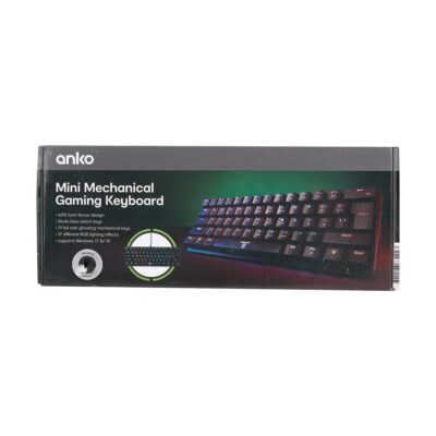 NEW ANKO Mini Mechanical WIred Gaming Keyboard Fast Postage | eBay ...