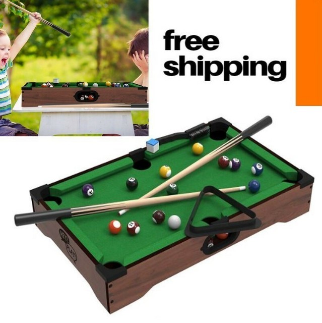 Portable Small Table Pool 8 Ball Billiard Game Toy for Kids Children ...