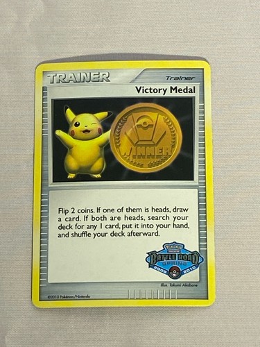 Pokemon Victory Medal 2009-2010 Battle Road Spring | eBay