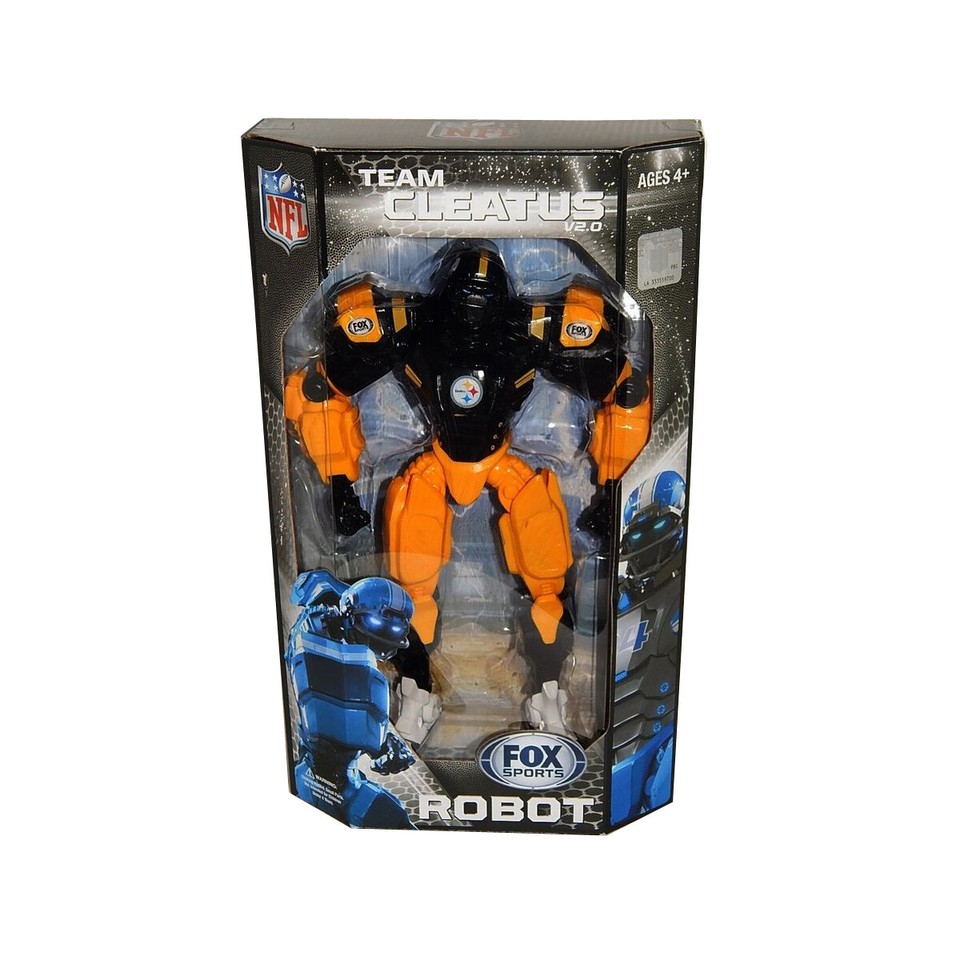 New Pick Your Team NFL FOX Sports 10" Robot Cleatus Action Figure ...