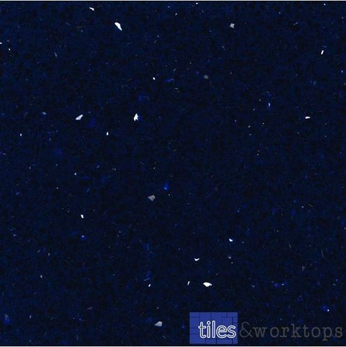 Stardust Dark Blue Sparkling Quartz Kitchen Worktop 3000mm x 700mm ...