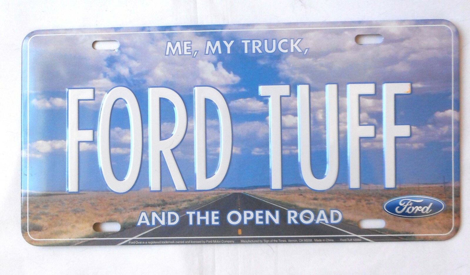 FORD TRUCK TUFF LICENSE PLATE BRAND NEW | eBay