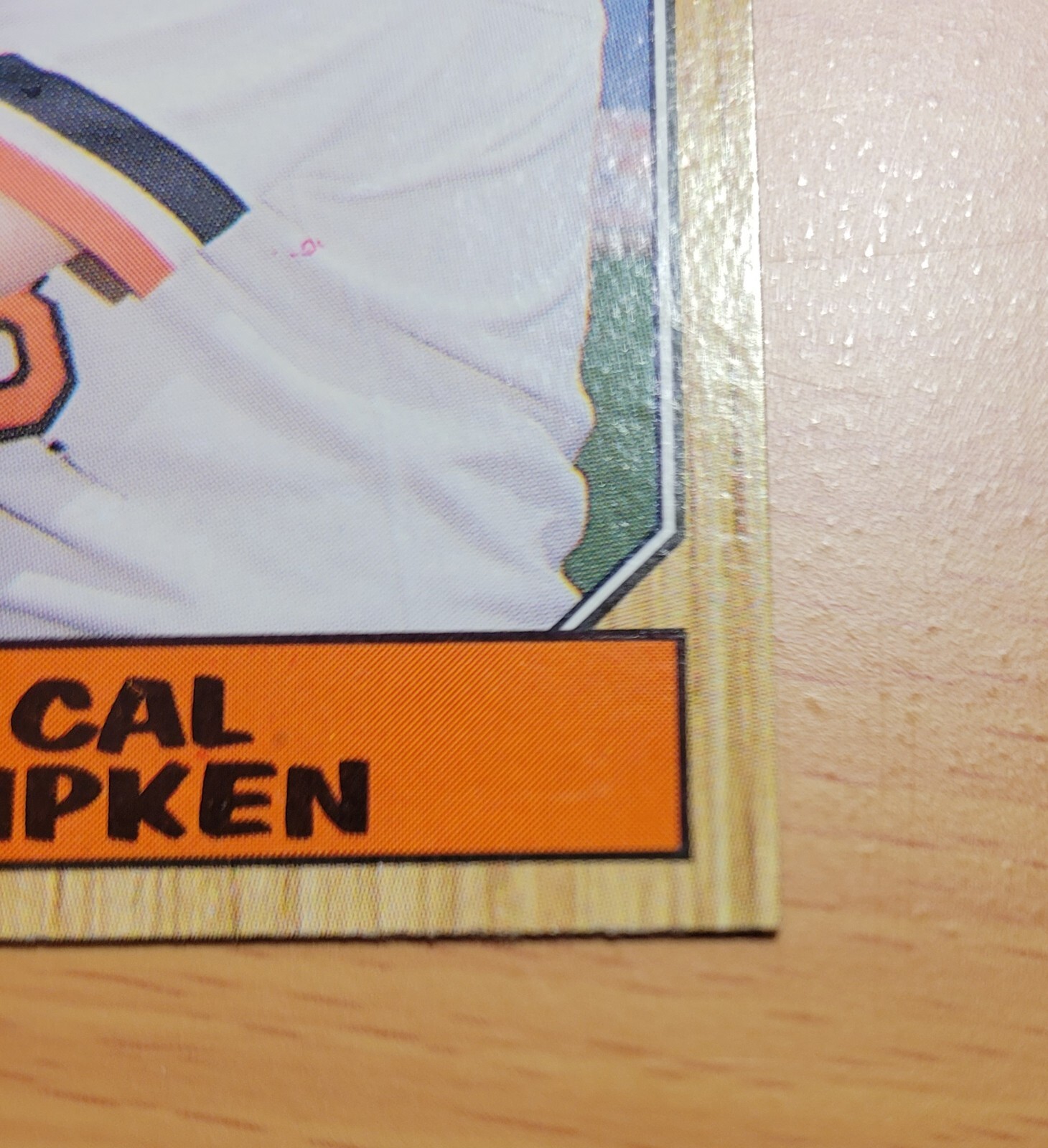 1987 Topps Cal Ripken#784 Orioles Baseball Card Red Dot. Bleeding ...