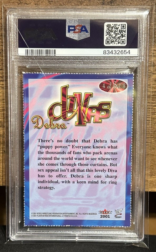 2001 Fleer WWF (WWE) Magazine Cards | Debra Card #4 of Set #3 Rare PSA ...