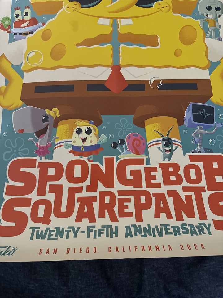 SDCC 2024 COMIC CON SPONGEBOB SQUAREPANTS FUNKO POSTERS NICKELODEON ...