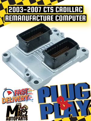 CADILLAC CTS SRX 3.6L ECU ECM ENGINE CONTROL MODULE 19260507 YJBF 2004 ...