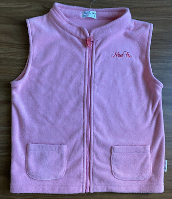 MiniFin Girl's Pink Fleecy Vest - Size 5 - BNWT | eBay Australia