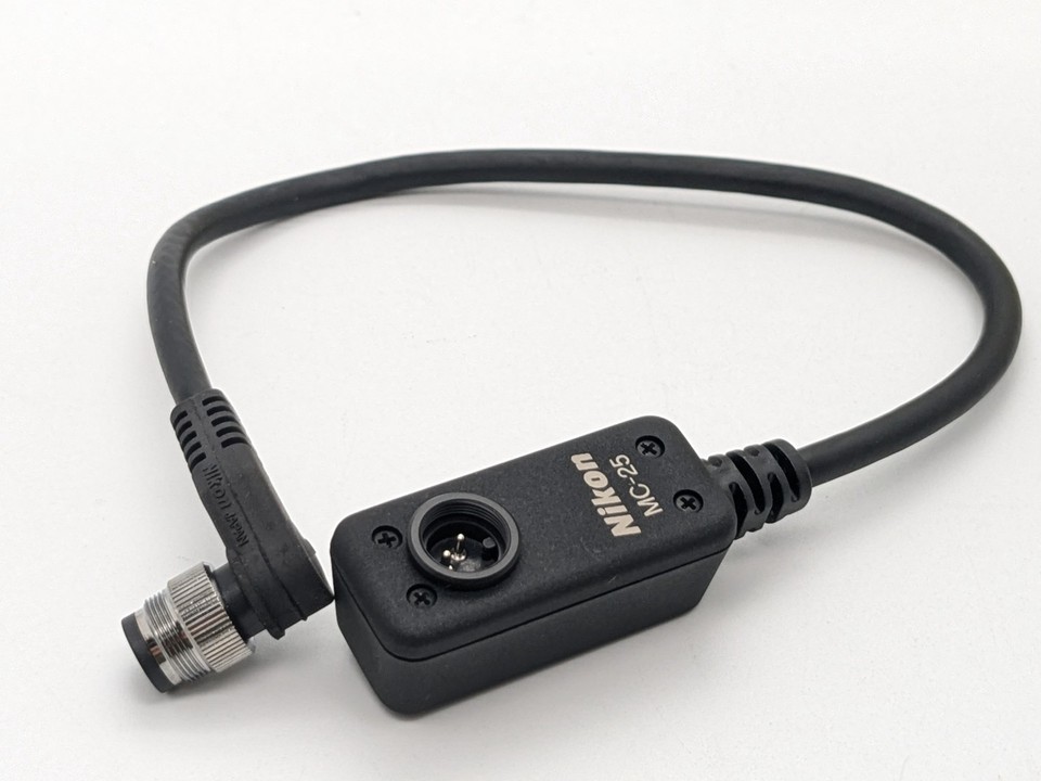 [Unused in Box] Nikon MC-25 Remote Adapter Cord 2 pin to 10 Pin from ...