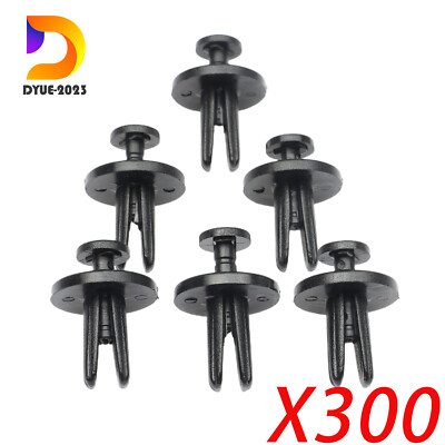 300Pcs Set Plastic Rivets Fastener Fender Bumper Push Clips for Dodge ...