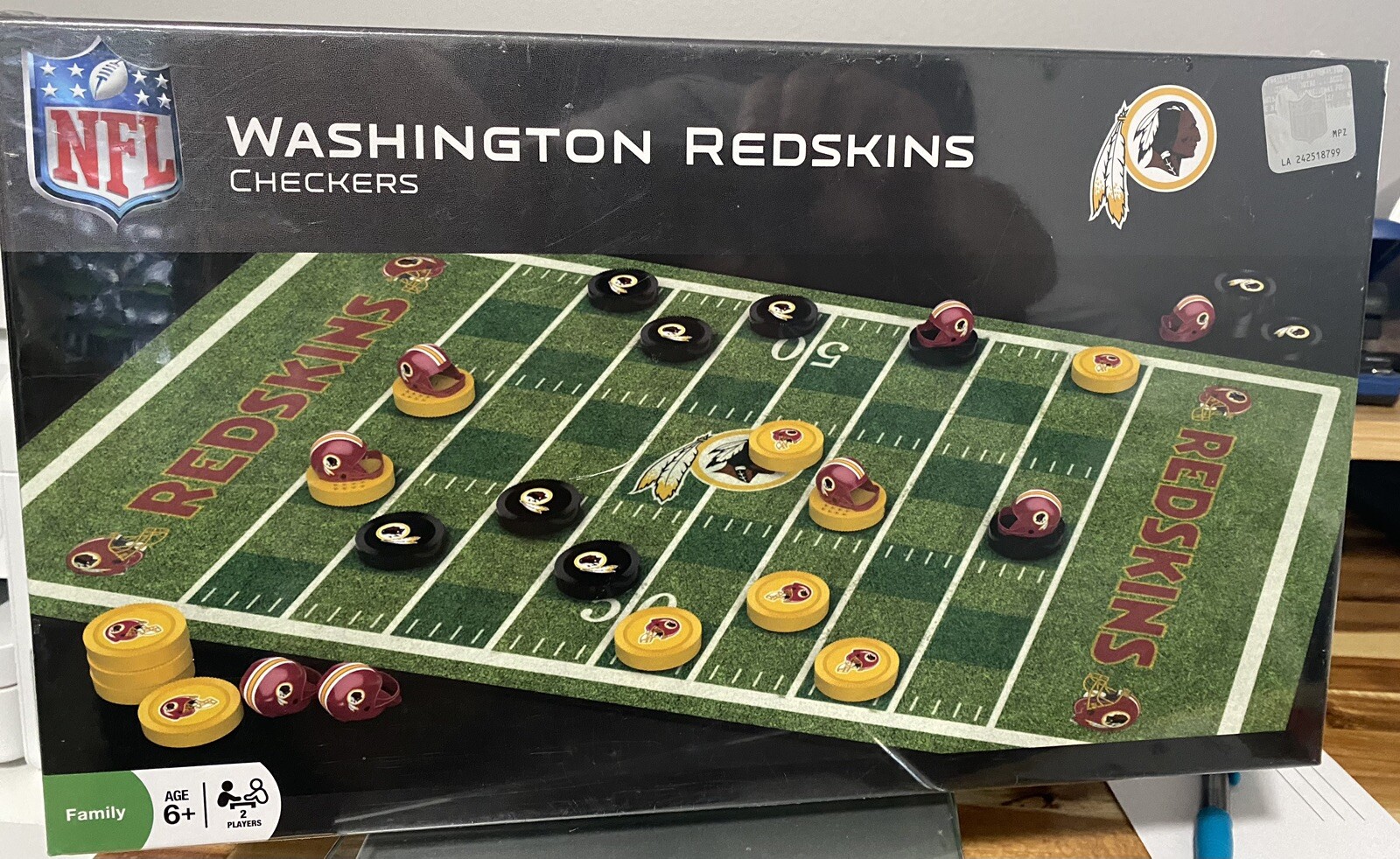 Washington Redskins NFL Checkers Game - Sealed In The Original Box | eBay