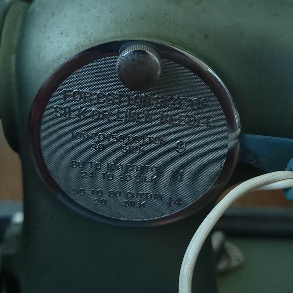 Antique Sewing Machine Gimbels Deluxe Metal Two Tone Japan Finest ...