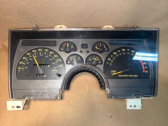 90-92 Chevrolet Camaro 110 MPH Speedometer V8 RS 260k for sale online ...