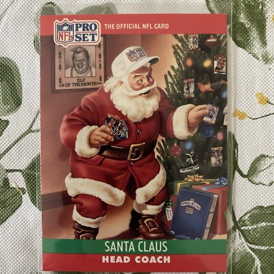 NFL Santa Claus Head Coach trading card | eBay