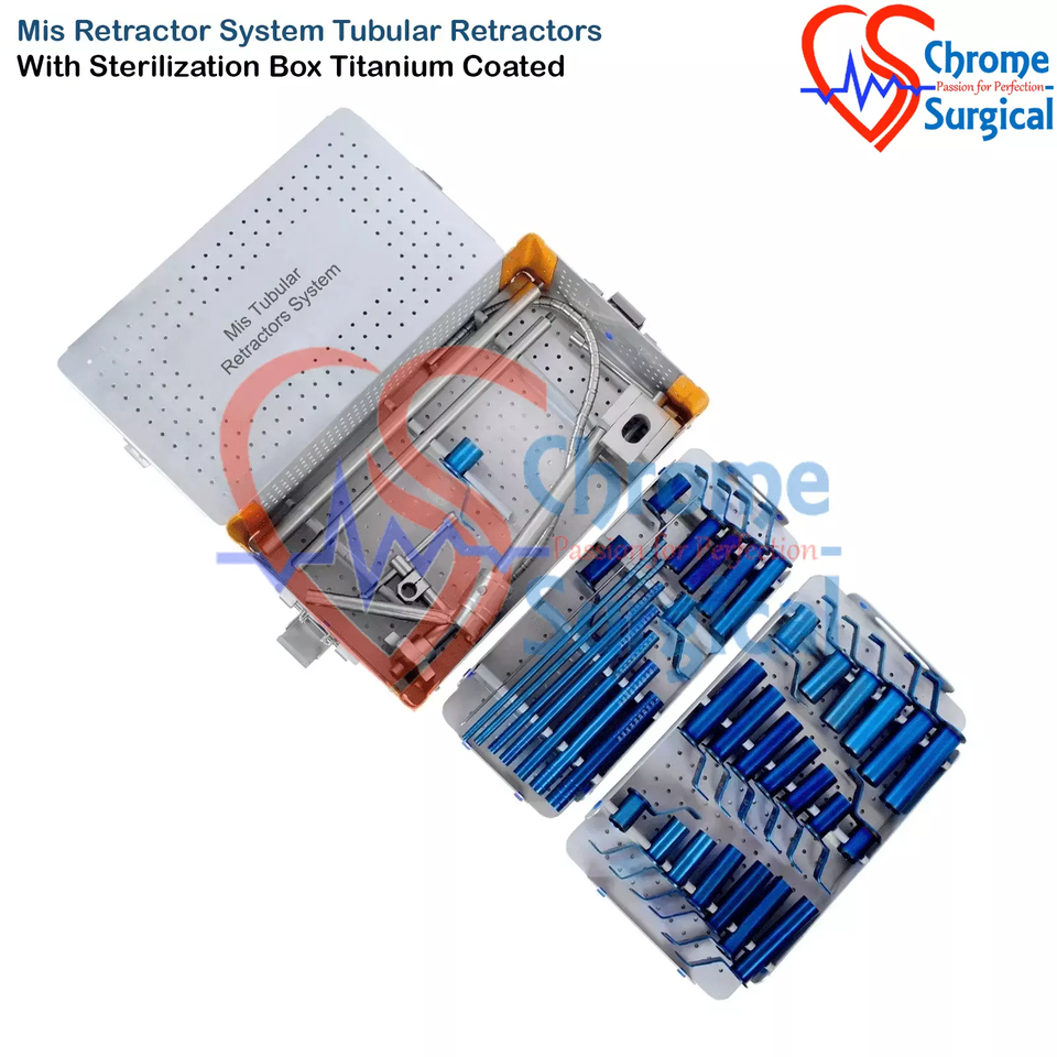 Mis Tubular Retractor Spine System Set with Sterilize Box Titanium ...