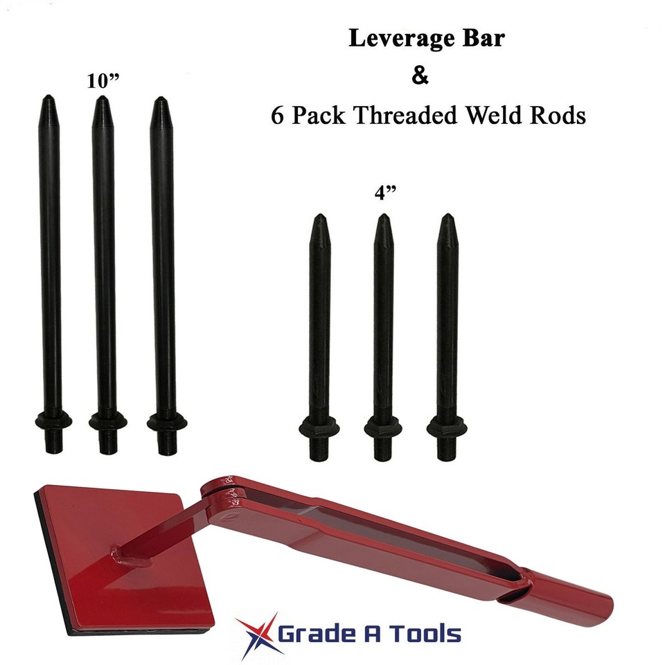Leverage Pulling Bar & Weld Rod Kit For Killer Tools Shark Dent Puller ...
