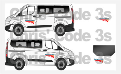 Code 3 Adhesive Vinyl Decal - 1/76 Oxford Diecast Transit Custom ...