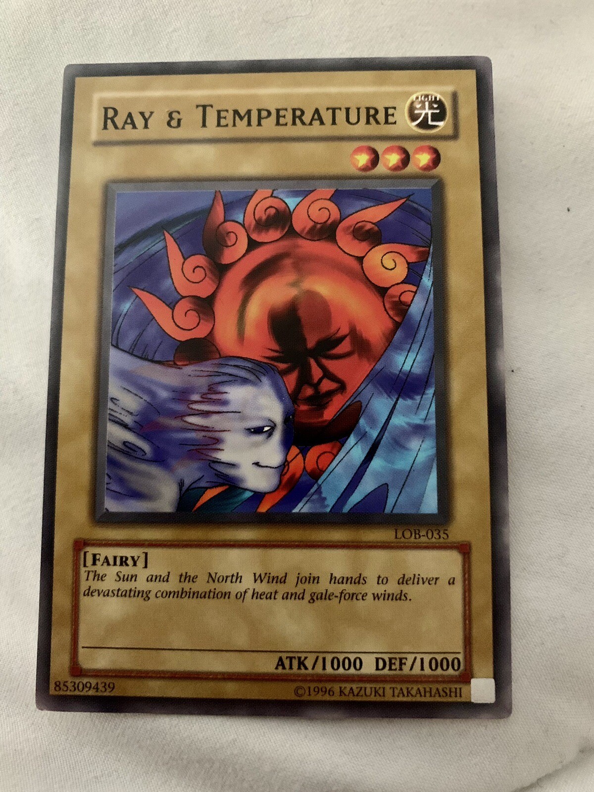 Yu-Gi-Oh! TCG Ray & Temperature Legend of Blue Eyes White Dragon LOB ...