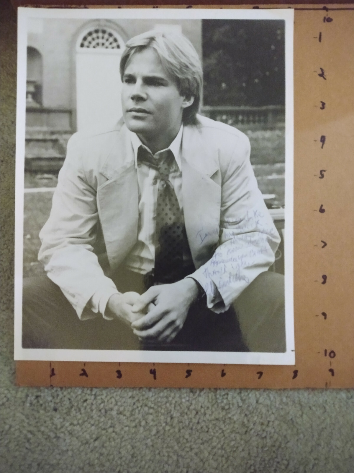 Jeb Stuart Adams Signed in Person Inscribed 8x10 Glossy Photo B/W | eBay