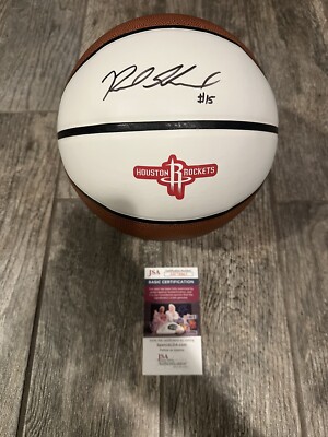 REED SHEPPARD SIGNED HOUSTON ROCKETS BASKETBALL JSA COA AUTOGRAPHED ...