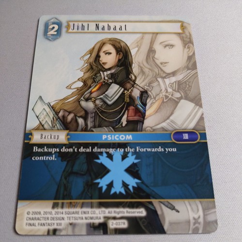 Final Fantasy TCG Opus II Jihl Nabaat 2-037R | eBay