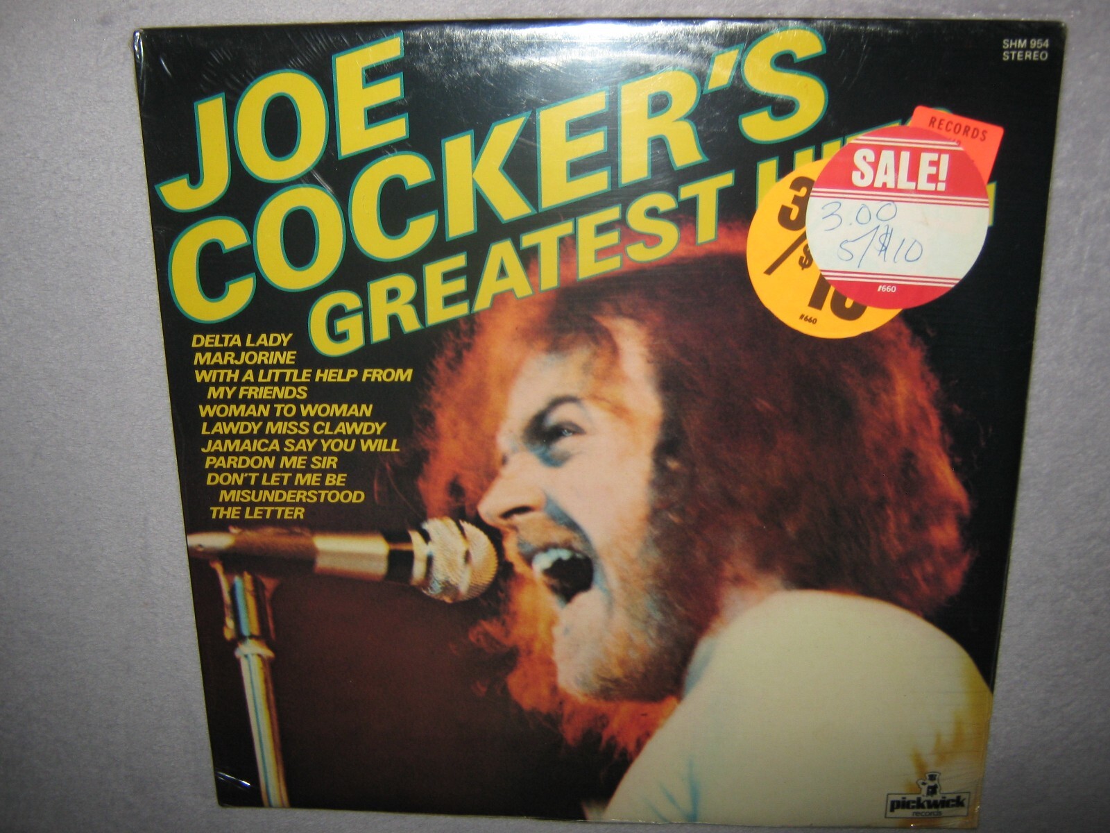 JOE COCKER Greatest Hits ORIGINAL SEALED NEW Vinyl LP UK SHM954 co ...