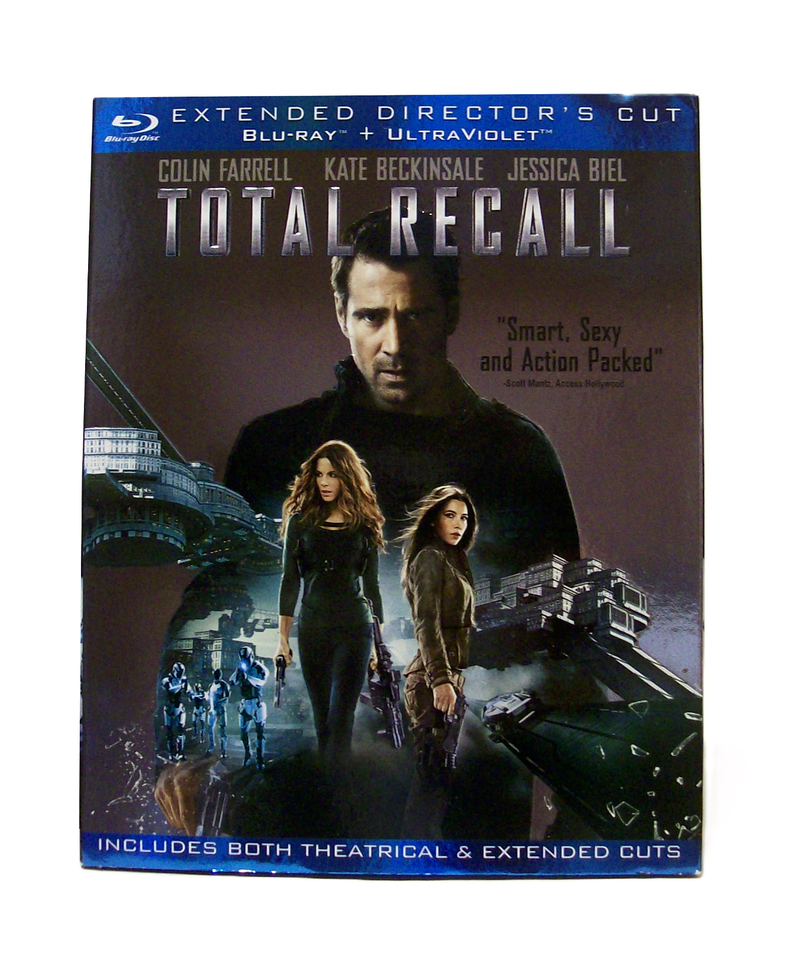 "TOTAL RECALL (2012)" Extended Director's Cut 2-Disc Blu-ray (2012 ...