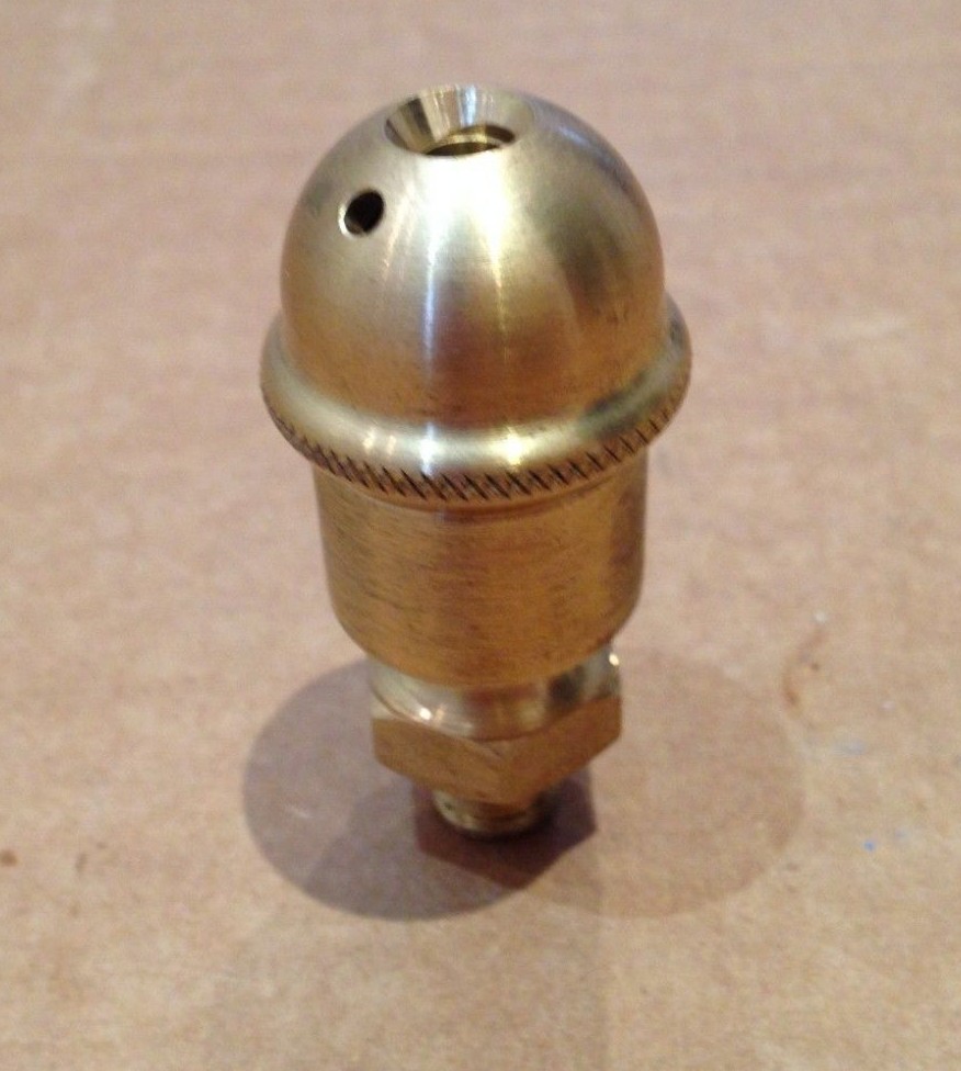 SMALL SAVAGE STYLE PERIOD BRASS SCREW TOP WICK FEED OILER 1/8 BSP ...