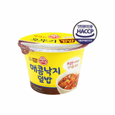 Ottogi Cup Rice - Spicy Octopus Topped Rice 5ea | eBay