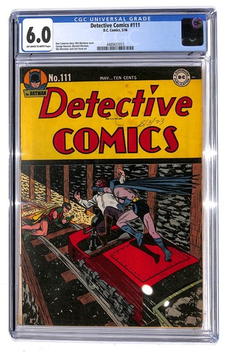 Detective Comics #111 CGC 6.0 Don Cameron Story Win Mortimer Cover (XO ...
