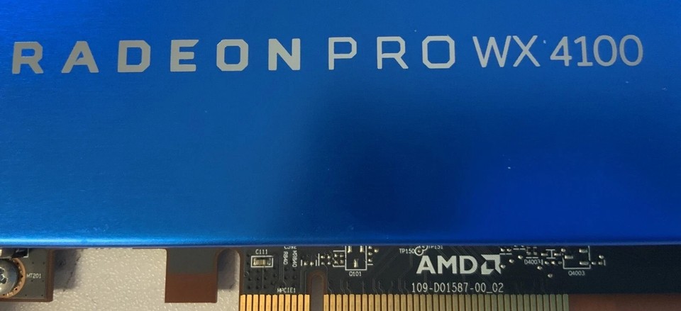 AMD Radeon Pro WX 4100 4GB GDDR5 Graphics Video Card GPU w/ Adapters ...