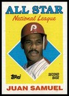 1988 Topps #398 Juan Samuel | eBay