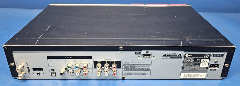 LG RC897T DVD/VCR Combo Player Recording HDMI 1080p Tested Working, No ...