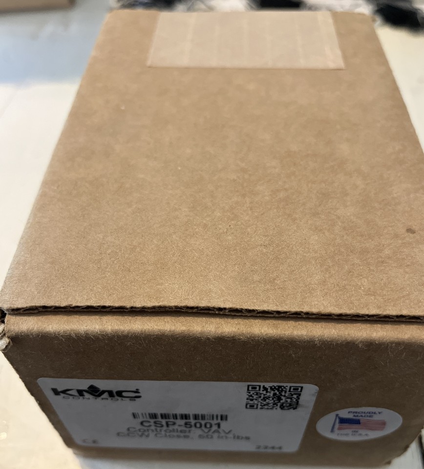 KMC Controls CSP-5001 AIR FLOW VAV CONTROLLER Temp Control CCW Close 50 ...