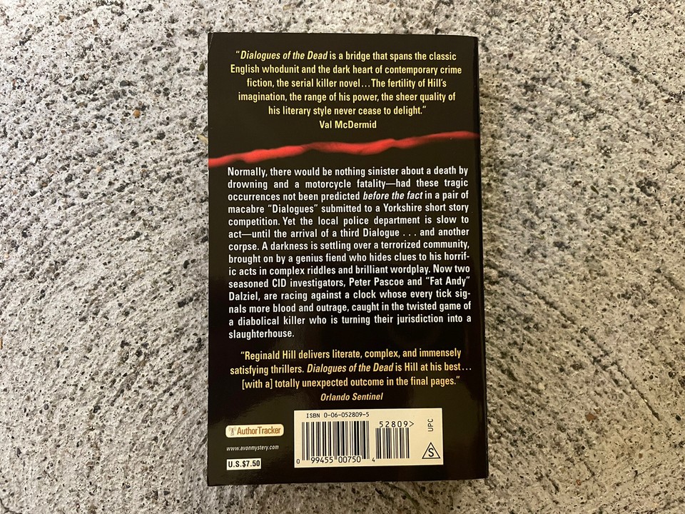 Dialogues of the Dead Mass Market Paperback By Hill, Reginald Book ...