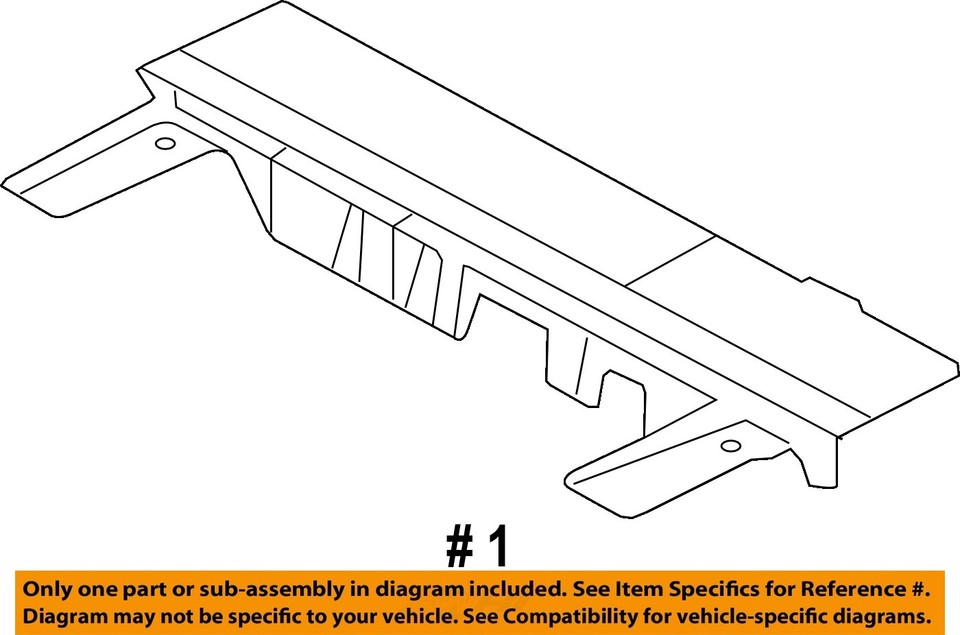 FORD OEM 03-06 Expedition Rear Body Floor Interior Trim-Cover Assy ...
