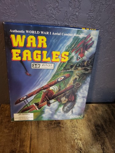Vintage IBM PC/Tandy Video Game - WAR EAGLES WWI Aerial Combat ...