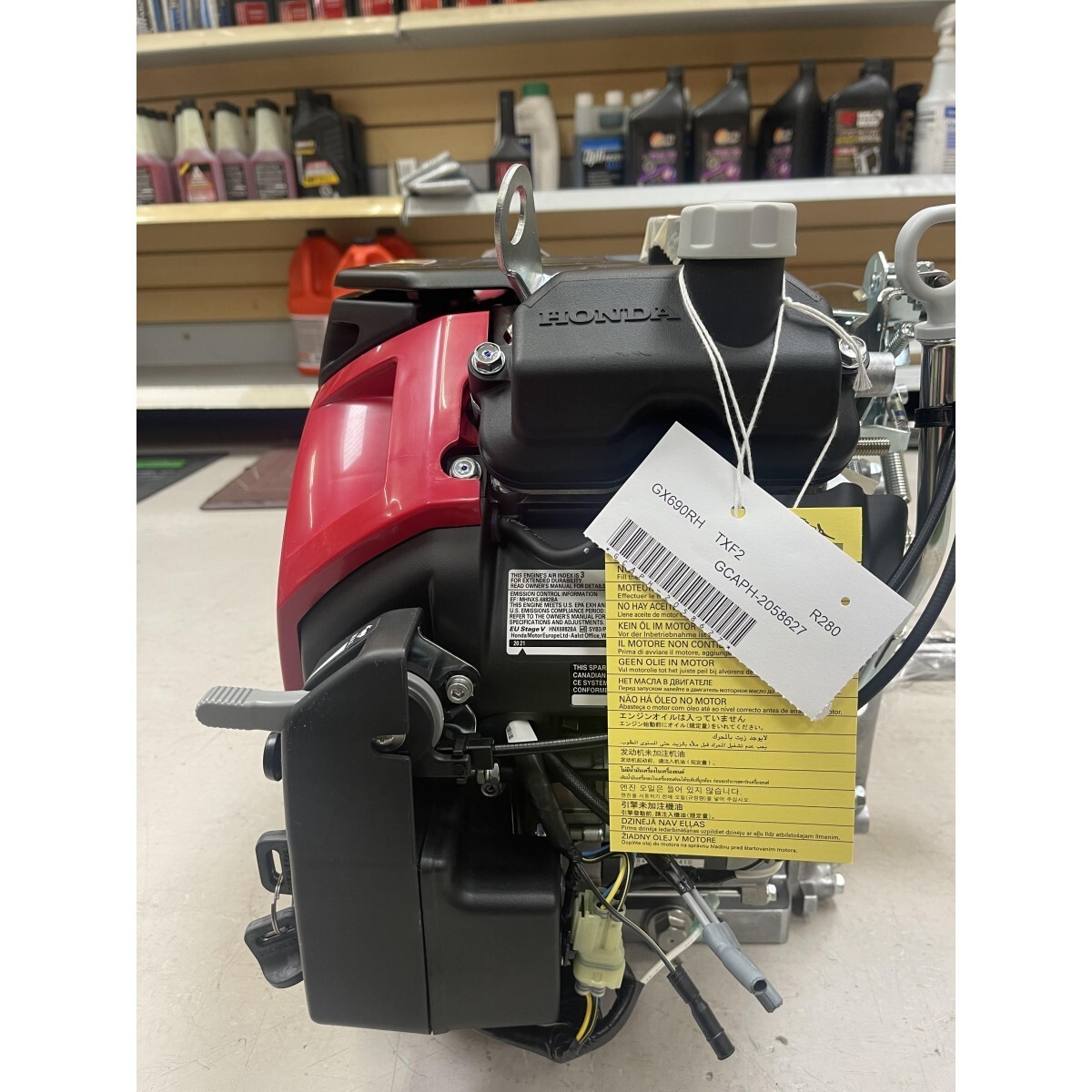 Honda GX690RHTXF2 V-Twin 4-stroke OHV Engine 22.1HP w/ Electric Start ...