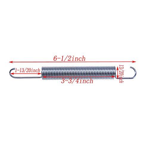 2 Pack 6-1/2 Inch Tension Springs Replacement for Recliner Sofa Chair ...