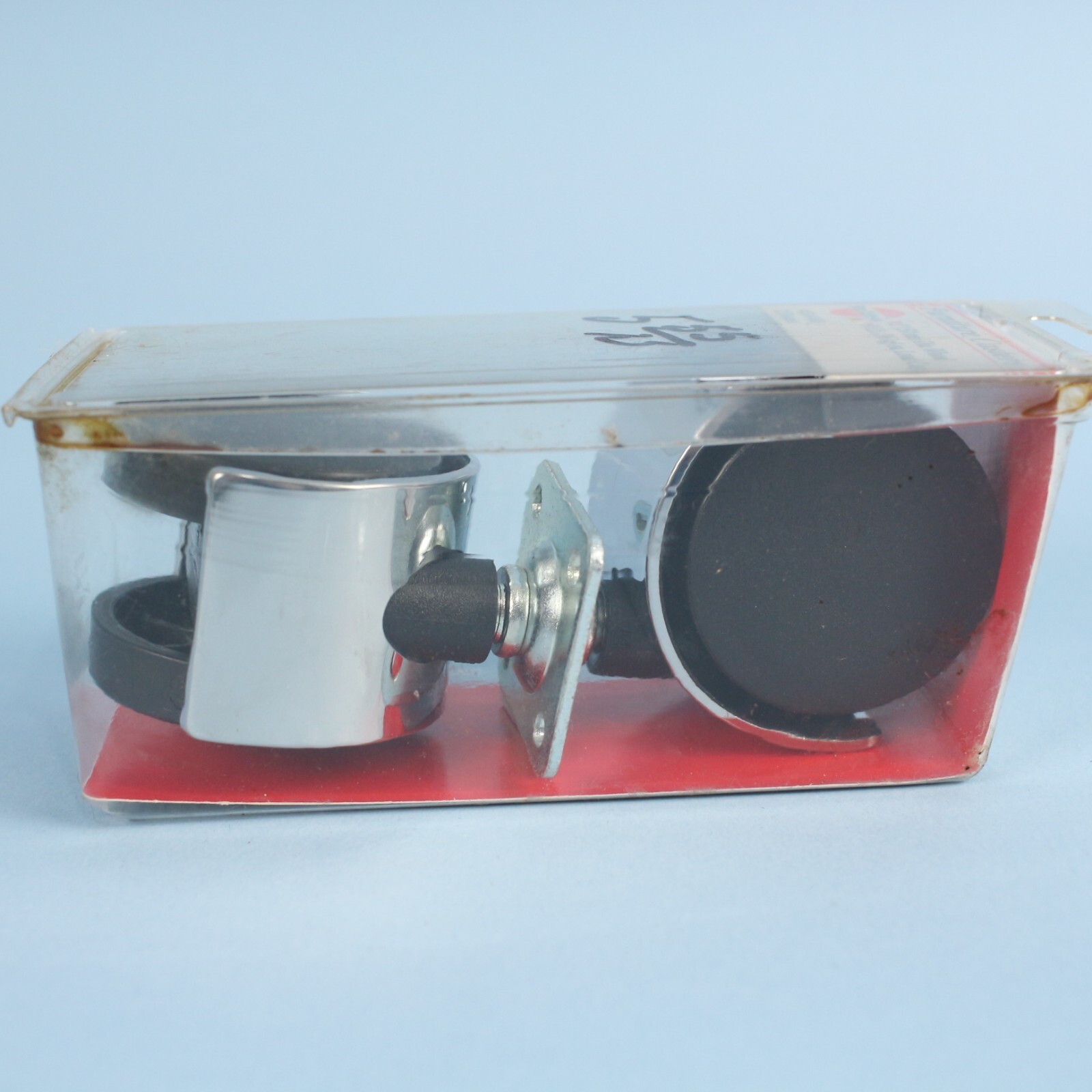 Faultless 2" Chrome Hood Dual Wheel Plate Furniture Casters 24440 90lb ...