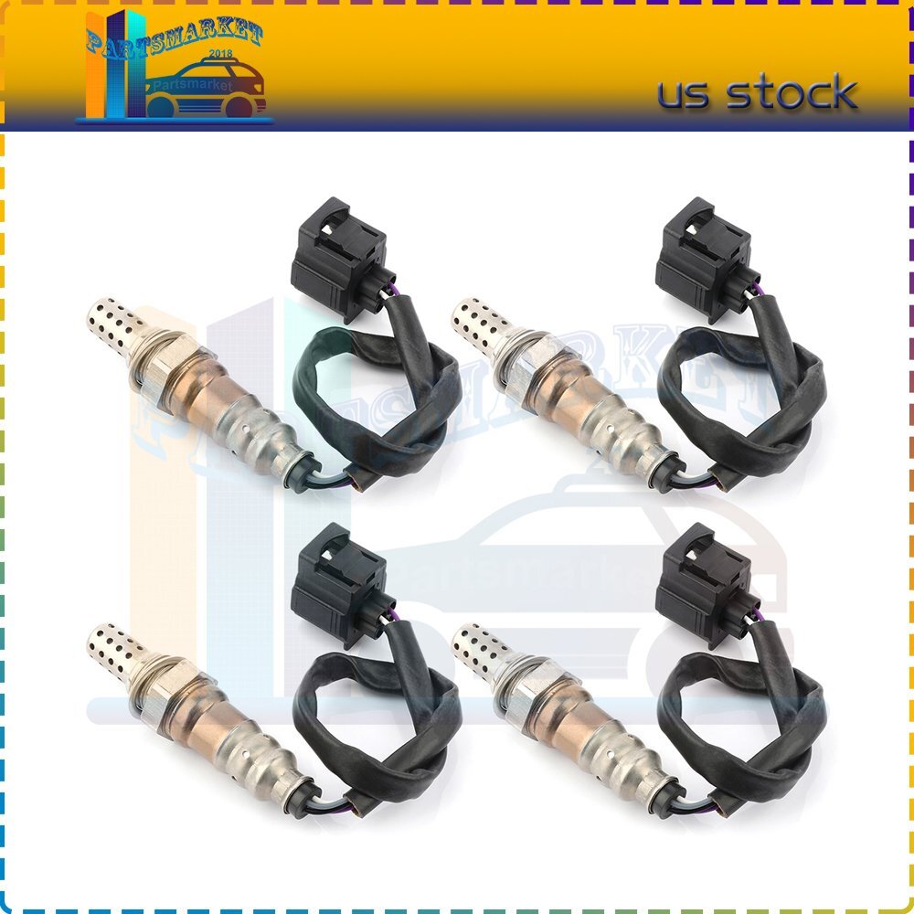 For 2011 Dodge Avenger 3.6L Heated 4pcs Front Under Oxygen O2 02 Sensor ...