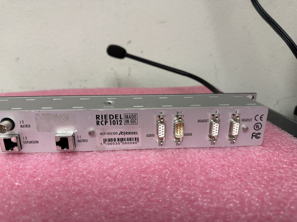 Riedel RCP-1012E intercom panel- For Artist Intercom w /mic | eBay