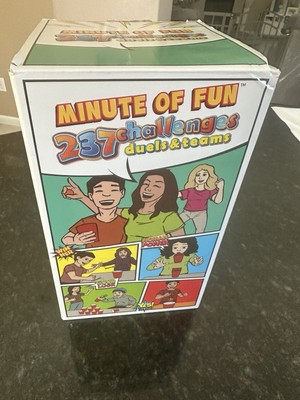 Used . Minute of Fun Party Game, 237 Minute to Win It Challenges, Teams ...