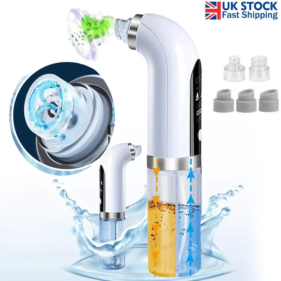 Electric Blackhead Remover Vacuum Pore Cleaner Nose Suction Acne ...