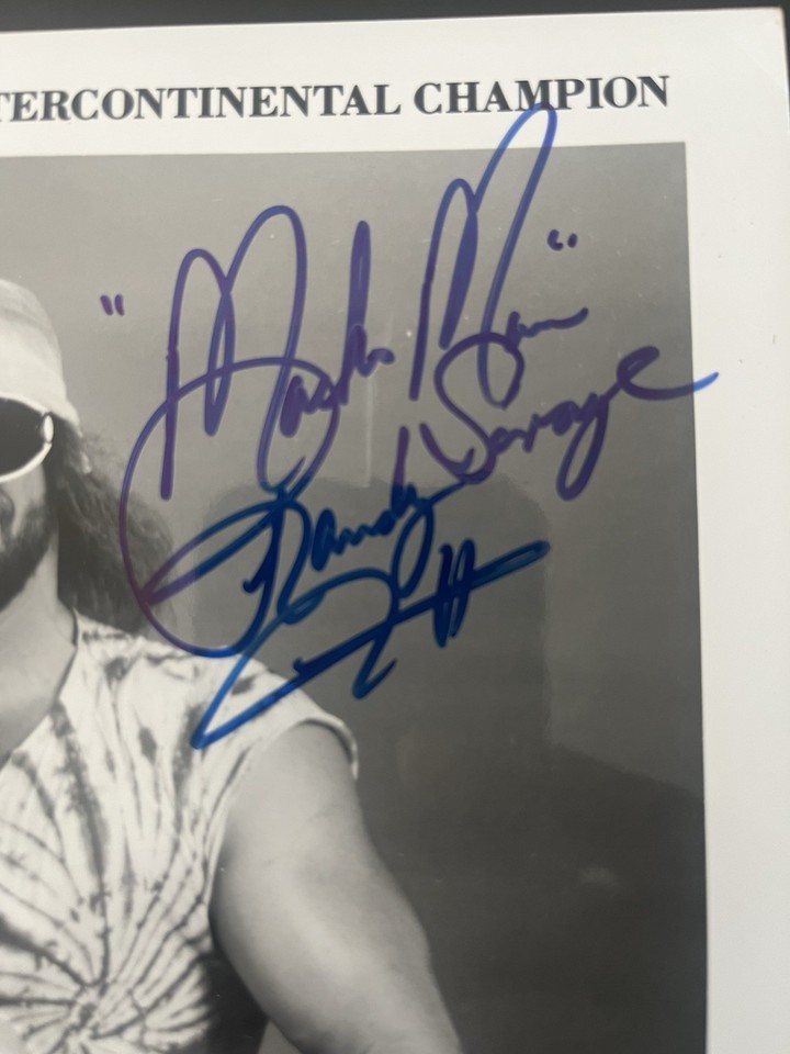 Macho Man Randy Savage And Miss Elizabeth Signed Autograph | eBay