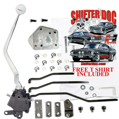 Hurst 4 Speed Shifter Kit 1965-73 Ford Mustang Mercury Cougar SB Top ...