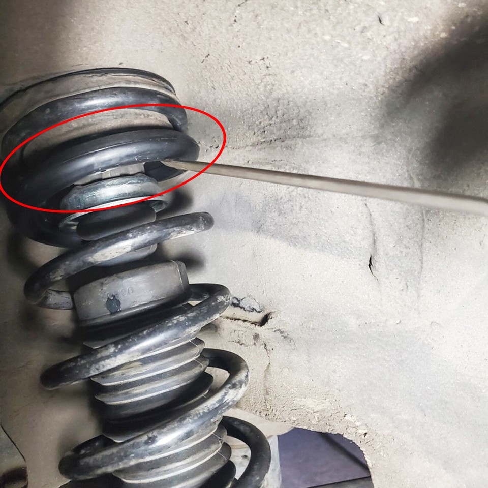 4PCS Universal Coil Spring Silencer Insulator Rubber Front Suspension ...