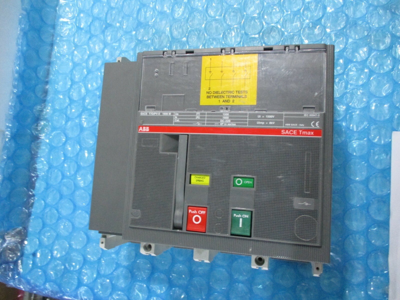 ABB SACE TMAX 1600A 4 P T7D T7D/PV-E 1600M CONTROL | eBay
